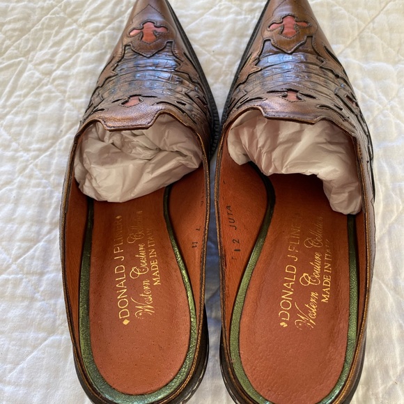Donald J. Pliner | Shoes | Donald J Pliner Western Mules | Poshmark